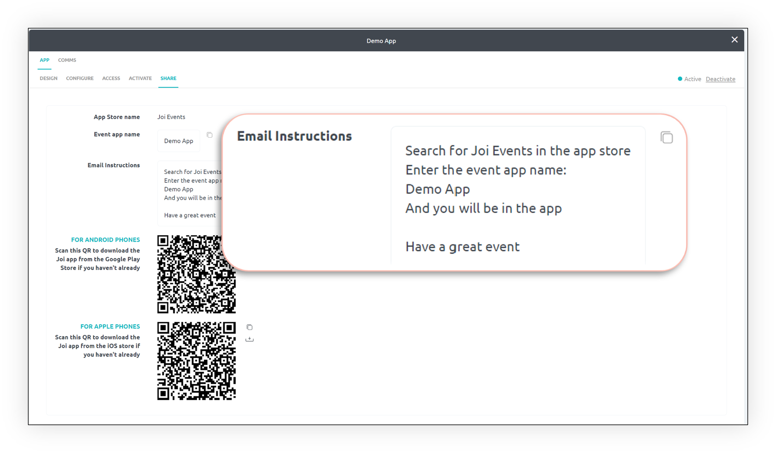 Building your Event App in Joi